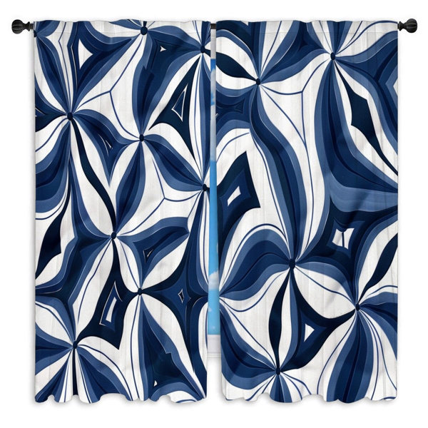 Wildon Home® Nirushan Polyester Semi Sheer Curtain Pair | Wayfair